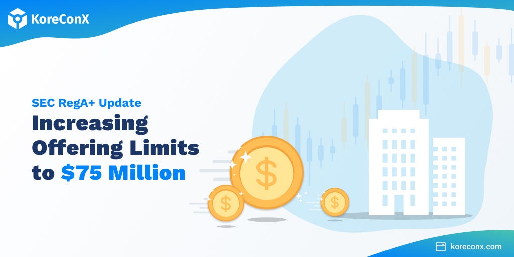 Regulation A Offering Limits Increased to $75 Million | by KoreChain ...