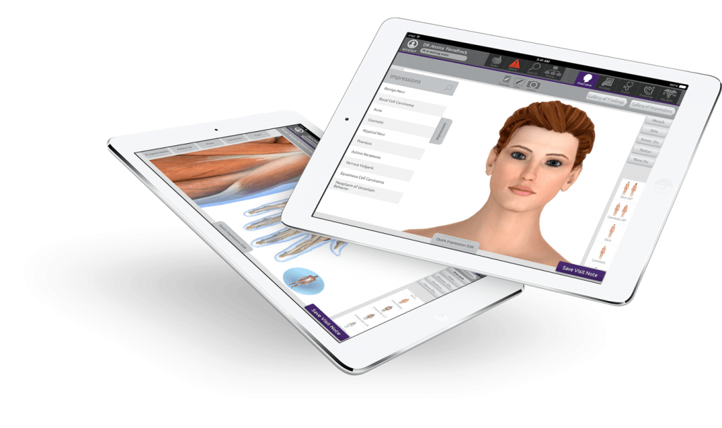 Dermatology EMR software intuitively follows the thought process of the ...