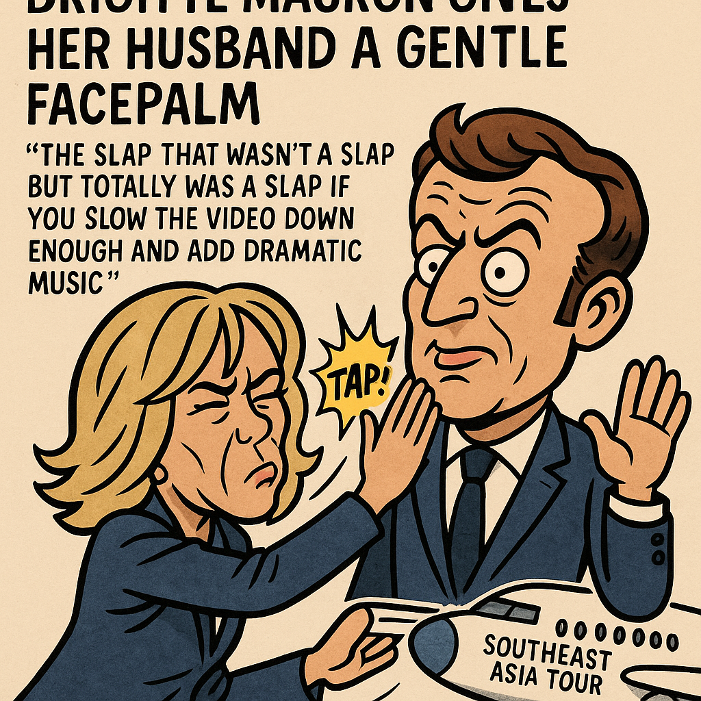 “When in Hanoi: Brigitte Macron Gives Her Husband a Gentle Facepalm – The World Loses Its Mind ...