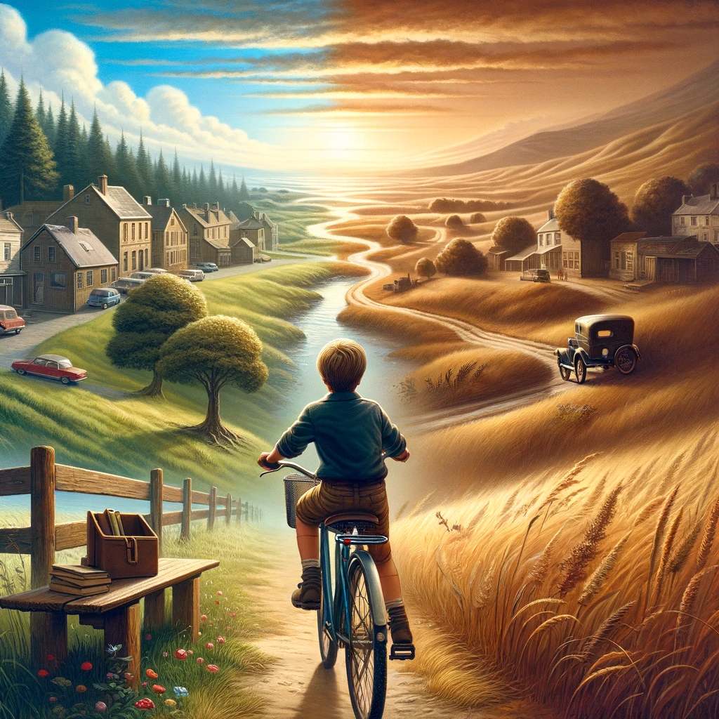 Riding into Tomorrow: A Boy’s Journey on Two Wheels | by Jonah Town ...
