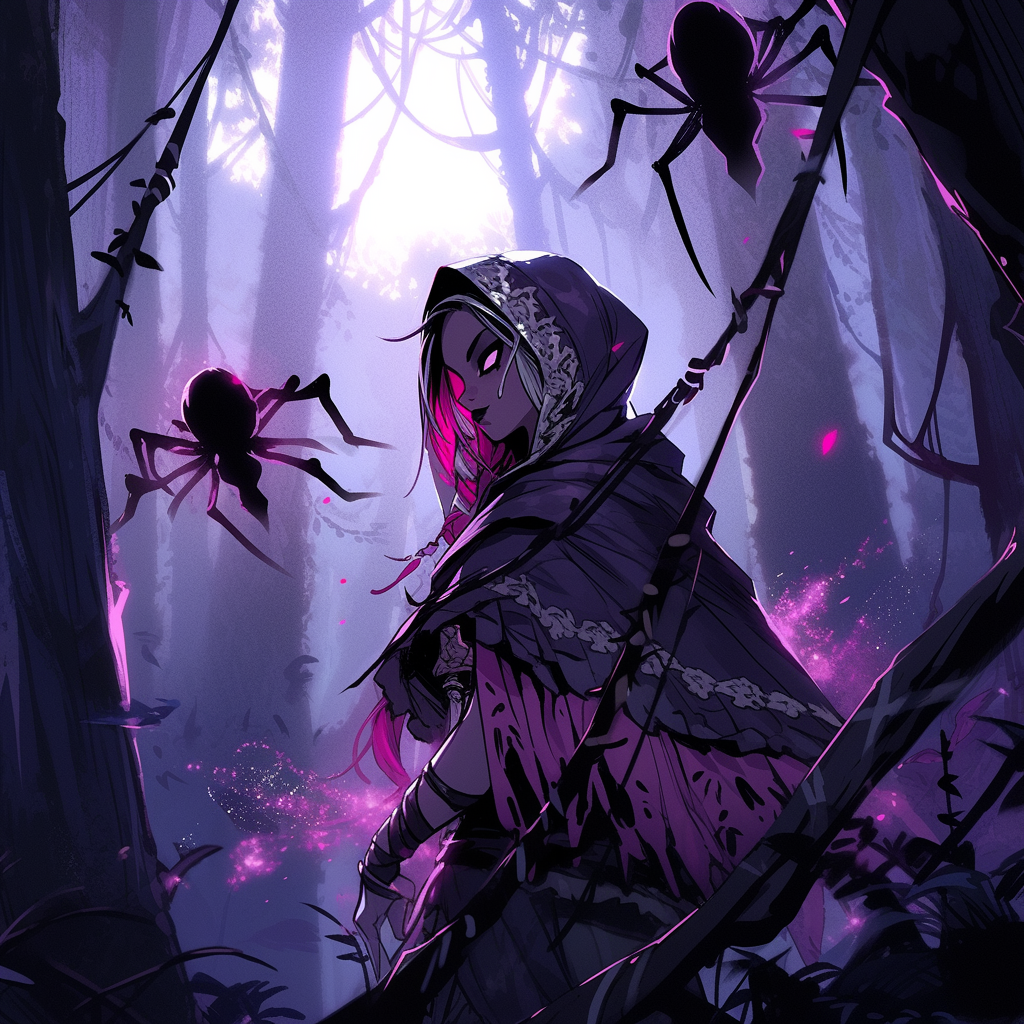The Dark Weaver. She lives in the abyssal forest of the… | by H.R ...