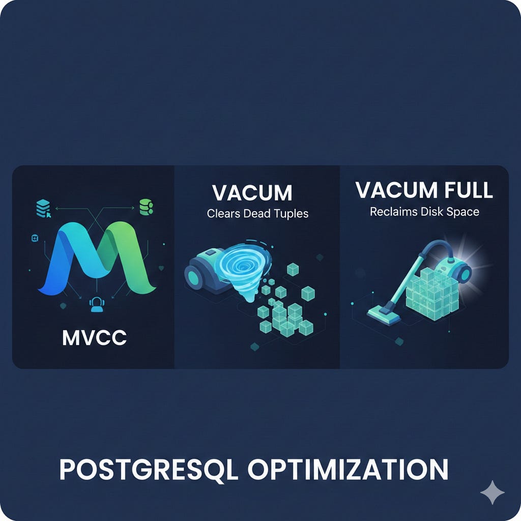 Inside PostgreSQL: MVCC Internals, Page Bloat, Autovacuum, and VACUUM ...