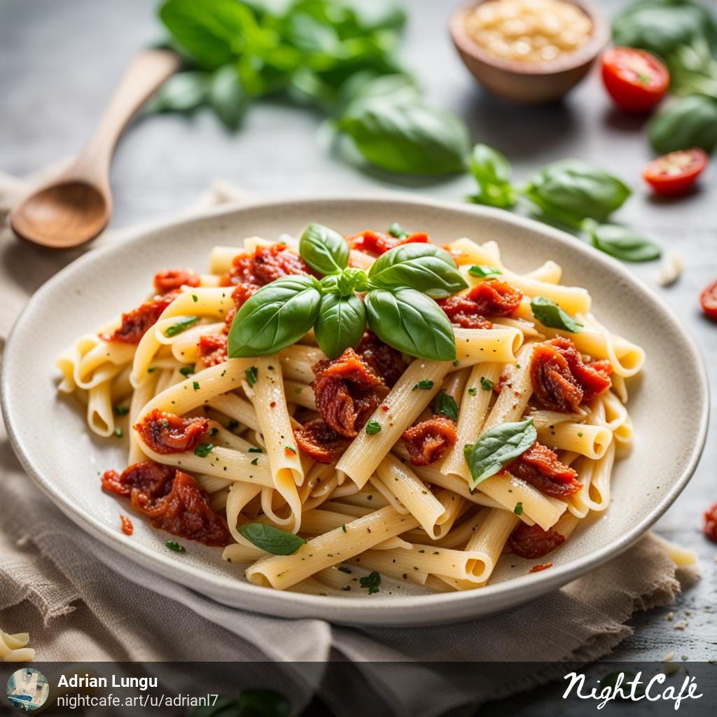 Creamy Sun-Dried Tomato and Basil Pasta Recipe | by Adrian Lungu | May ...