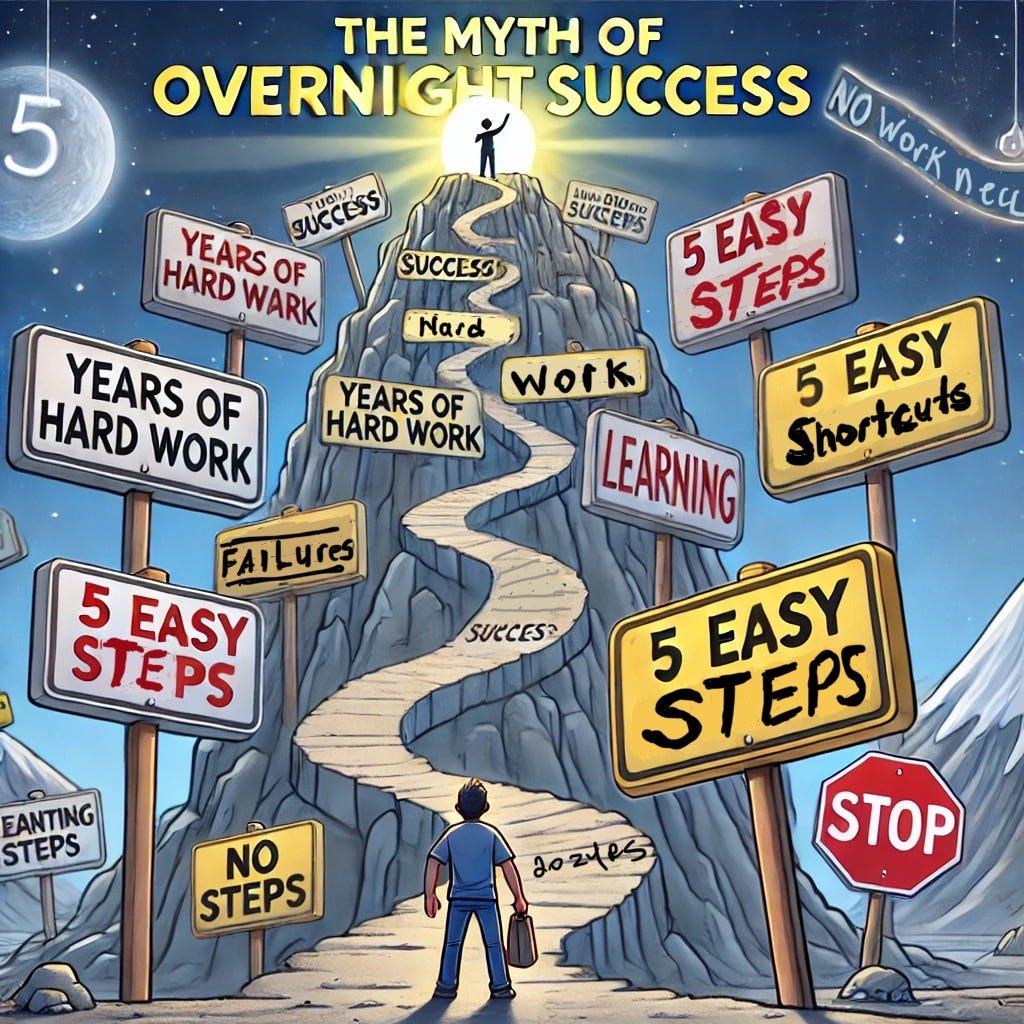 The Myth of Overnight Success. What Those “5 Easy Steps” Videos Don’t ...