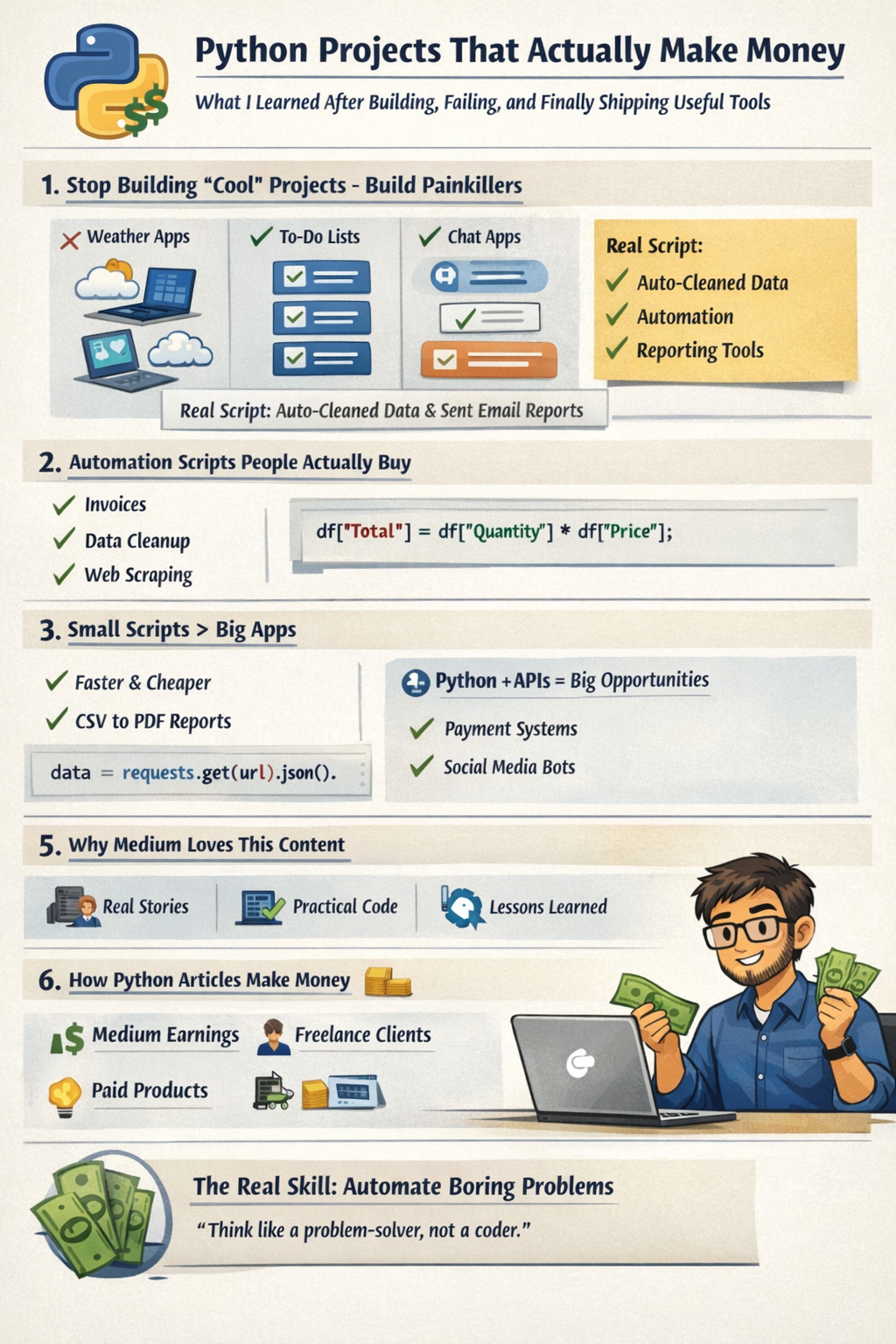 Python Projects That Actually Make Money | by Babar saad | Python in ...
