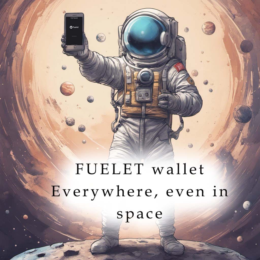 FUElET WALLET Easy to use and enjoy everywhere. Everywhere with yours, even in space… - sam sam ...