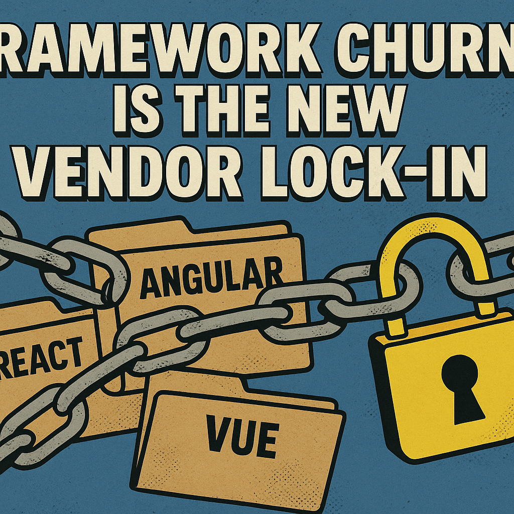 Framework Churn Is the New Vendor Lock-In | by Jovan Cicmil | Level Up ...