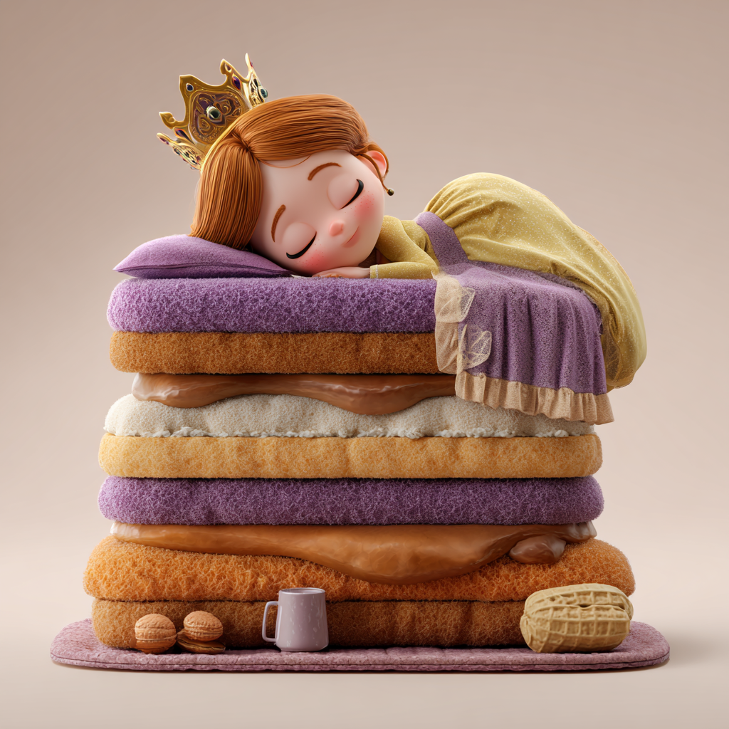 The Princess And The Peanut. Amelie lived in a beautiful corner of ...
