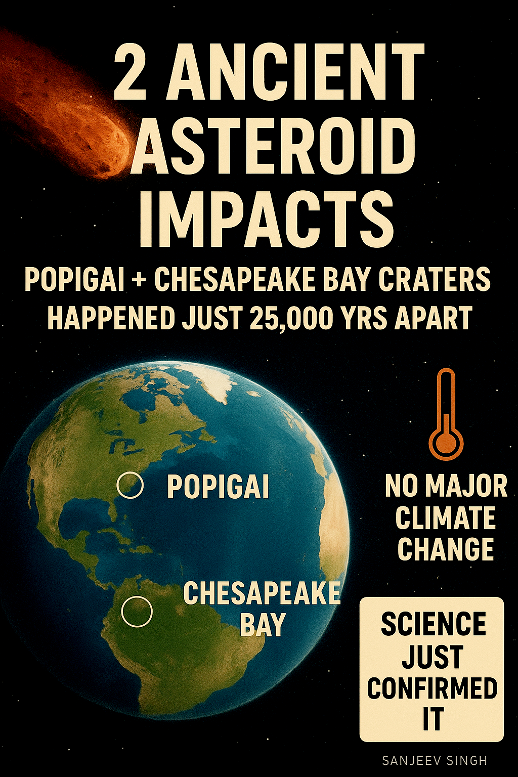 Two Asteroid Impacts That Changed Earth Forever | by Sanjeev Singh ...