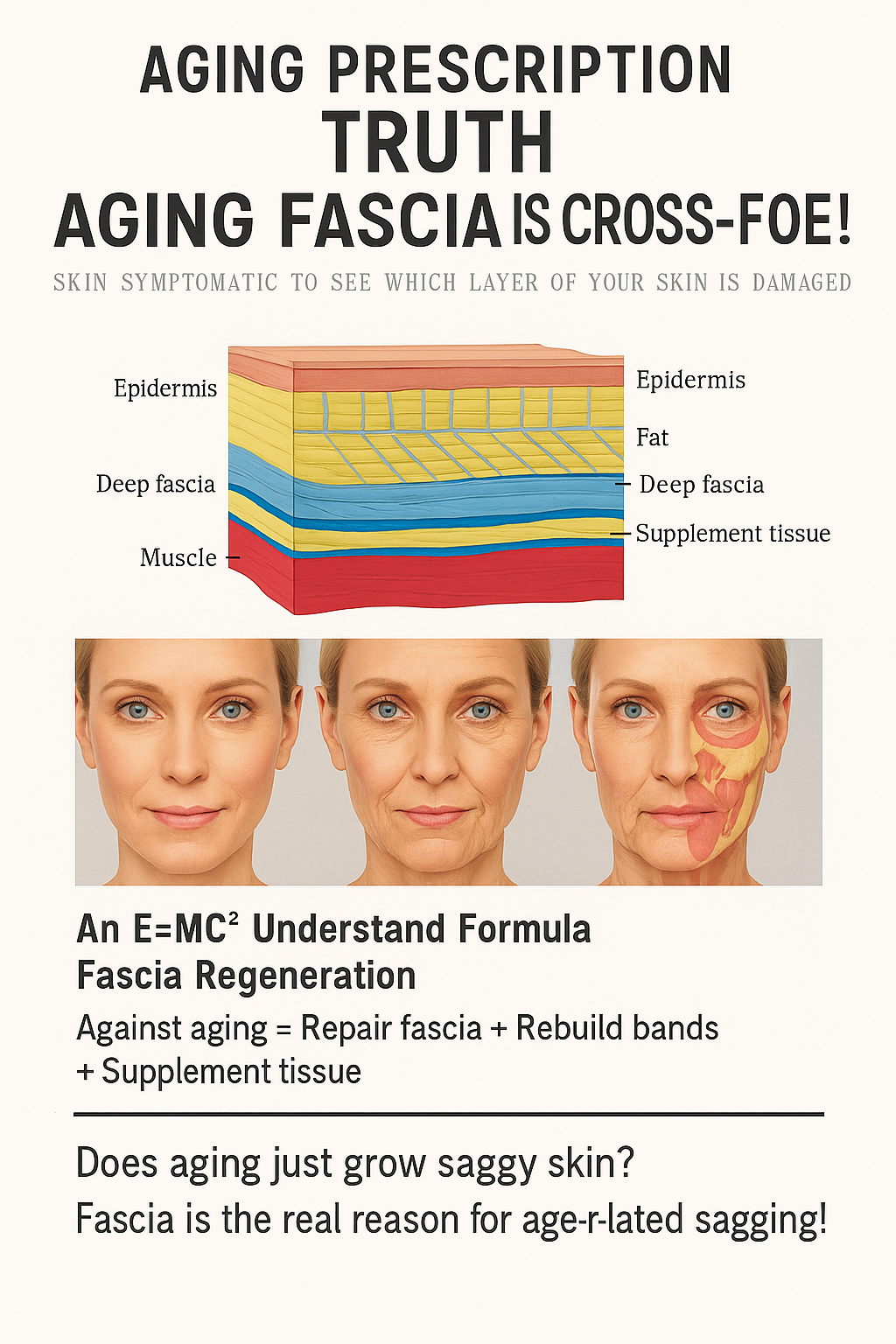 Why Does the Face Sag? The Key to Anti-Ageing Isn’t the Muscles, It’s ...