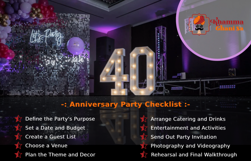The Ultimate Anniversary Party Checklist: A Step-by-Step Guide | by ...