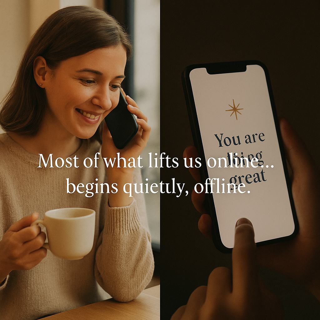 The Offline Power Behind Online Positivity | by Sadia Usman | May, 2025 ...