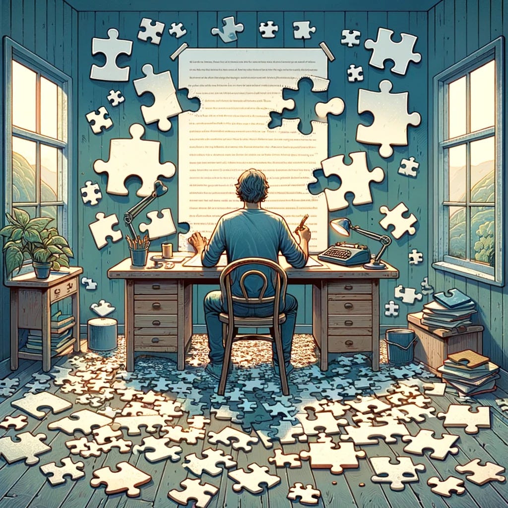 The Puzzle of Words. Writing as a Quest for Completion | by Moments ...