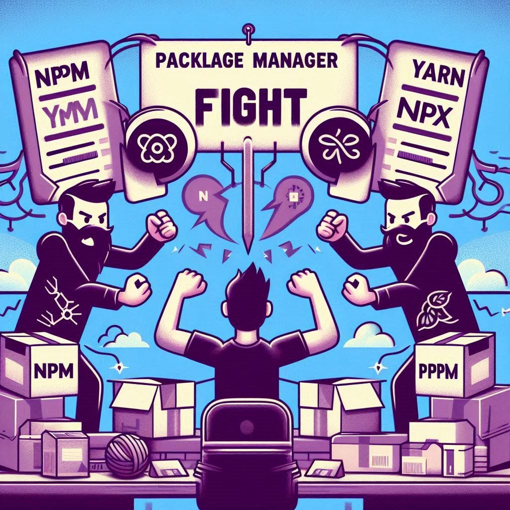 Package Manager Fight: npm vs pnpm vs npx vs yarn vs bun | by Nikhil Vikraman | Medium