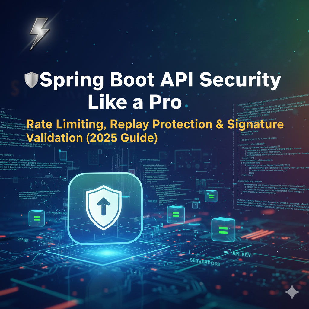 🛡️ Spring Boot API Security Like a Pro: Rate Limiting, Replay Protection & Signature Validation ...