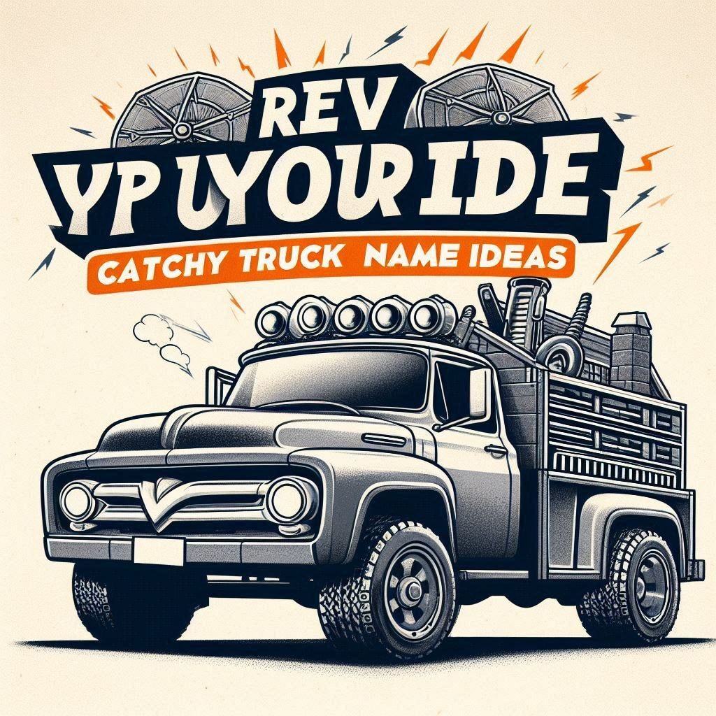 “Rev Up Your Ride: Catchy Truck Name Ideas” | by greet vibes | Medium