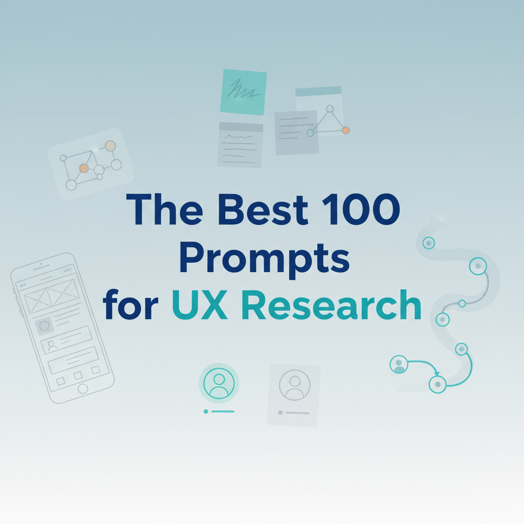 100 AI Prompts for UX Research. By Philip Burgess — UX Research Leader ...