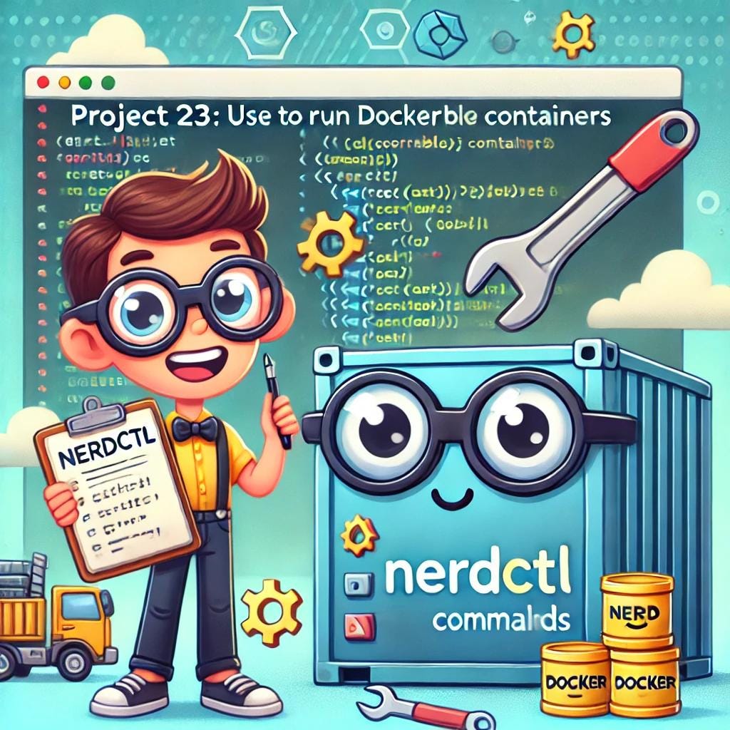 Use Nerdctl To Run Docker Compatible Containers Project 23 By