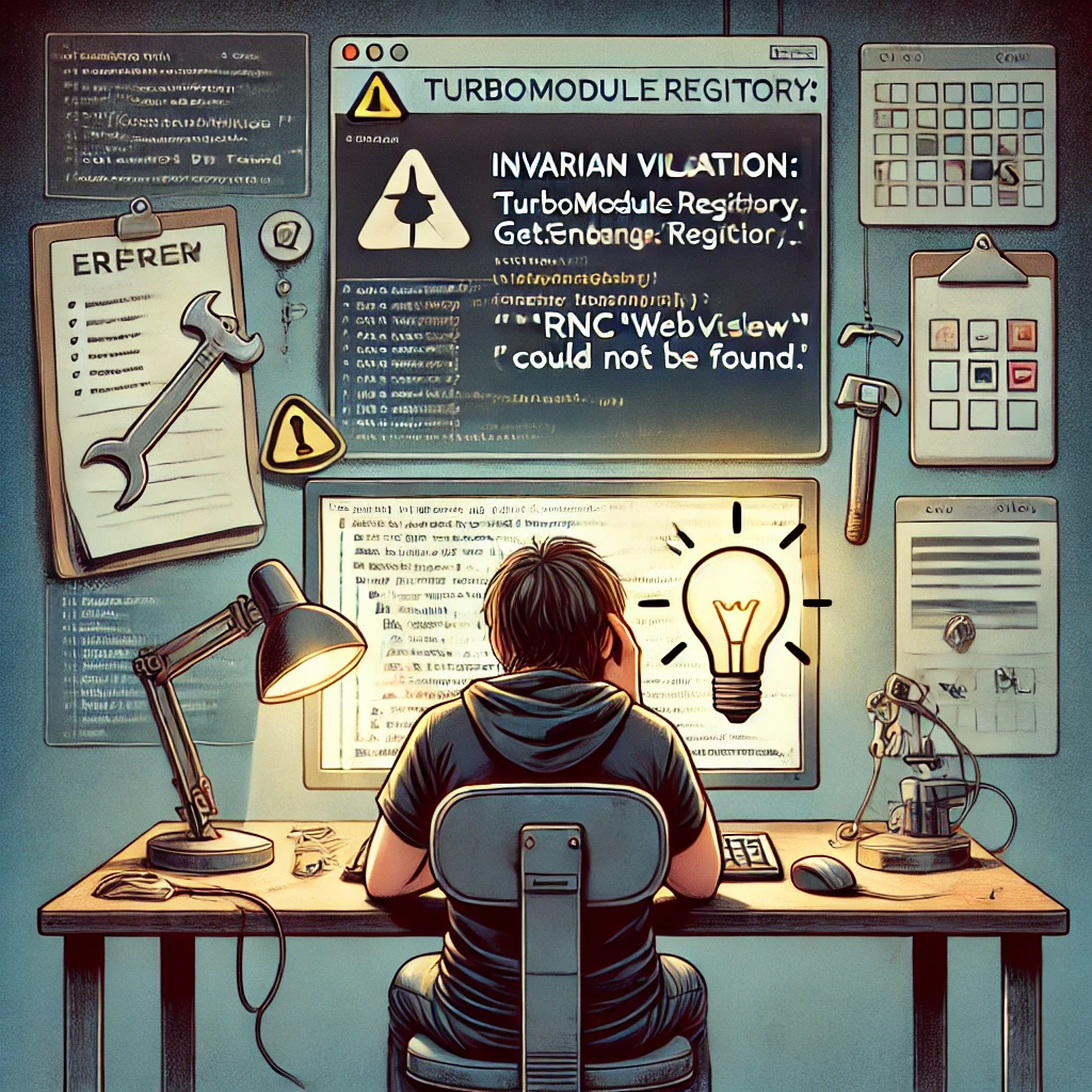 How to Fix the “Invariant Violation: TurboModuleRegistry.getEnforcing(…): ‘RNCWebView’ Could Not ...