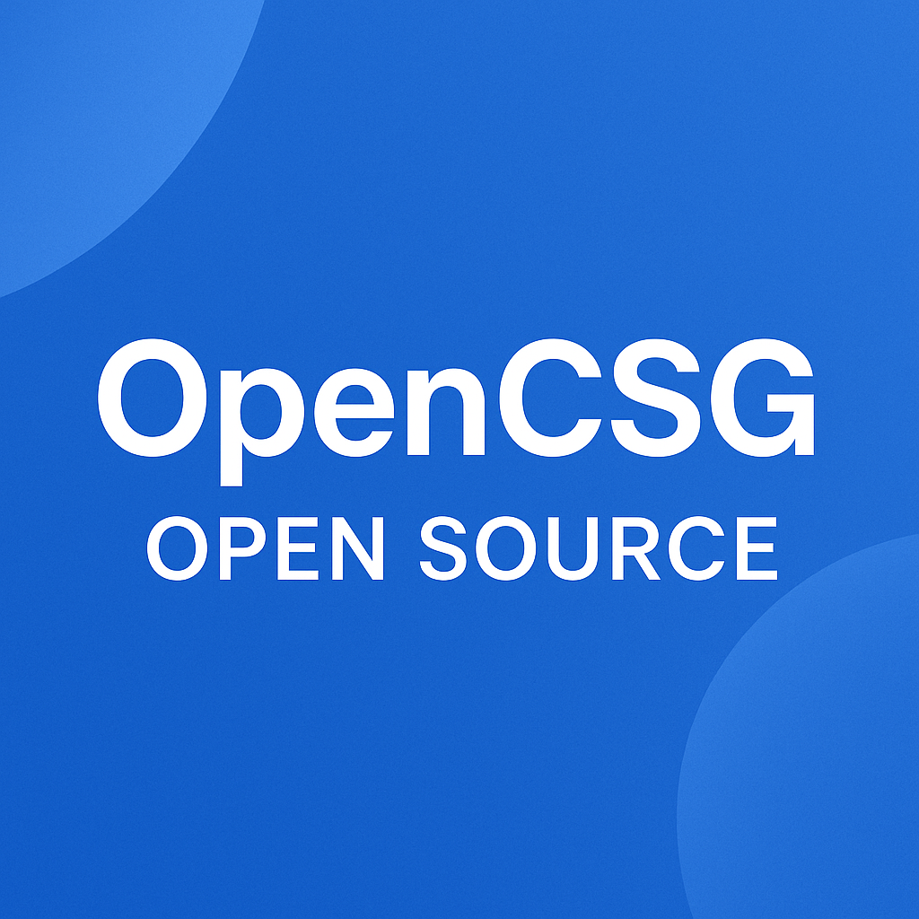 OpenCSG: Building the Open-Source Intelligent Agent Ecosystem that Connects the Future | by ...