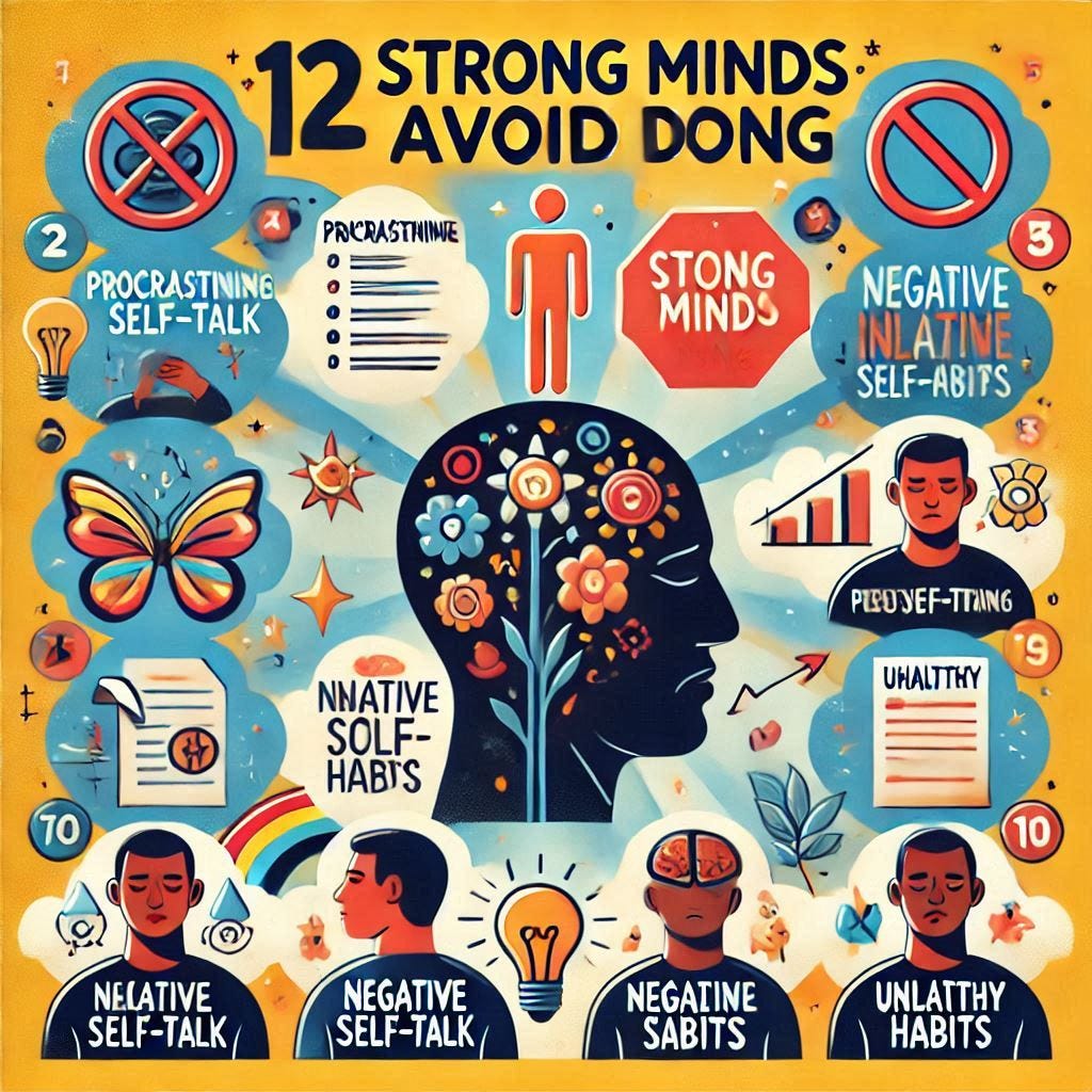 Twelve Things People With Strong Minds Avoid Doing: | by Knowledge ...