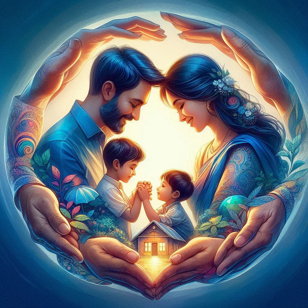 The Circle of Love: Nurturing Bonds Between Parents and Children | by PREM SAGAR SUNCHU | Medium