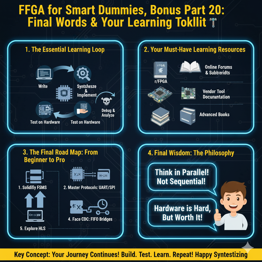 FPGA for Smart Dummies, Bonus Part 20: Final Words & Your Learning ...