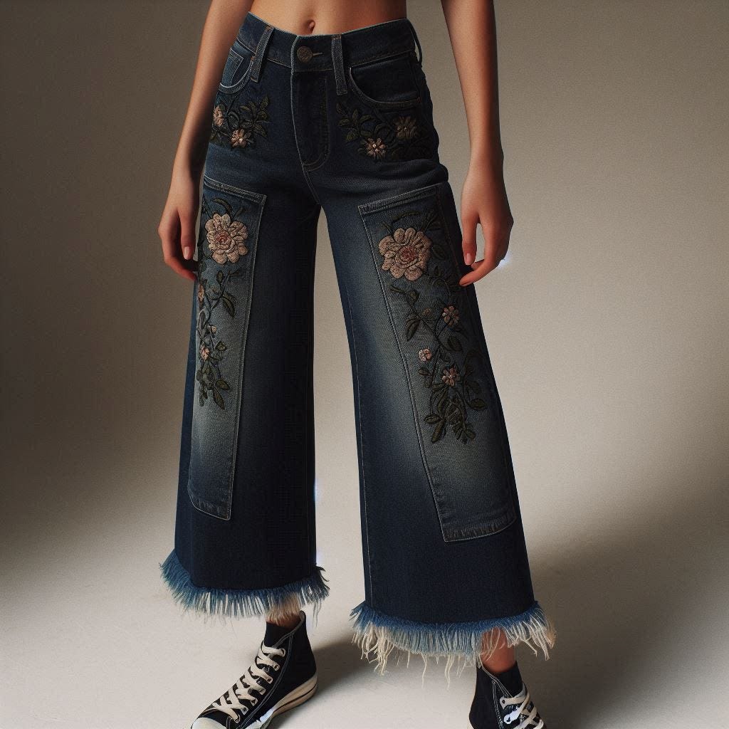 Rock Wide-Leg Cropped Jeans: A Stylish Guide | Medium