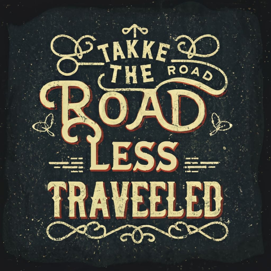 Take The Road Less Traveled. “Take the road less traveled” is a… | by ...