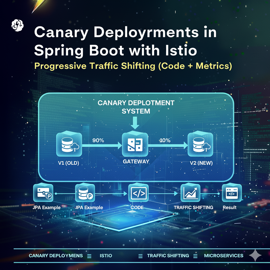 🟢 Canary Deployments in Spring Boot with Istio & Progressive Traffic ...