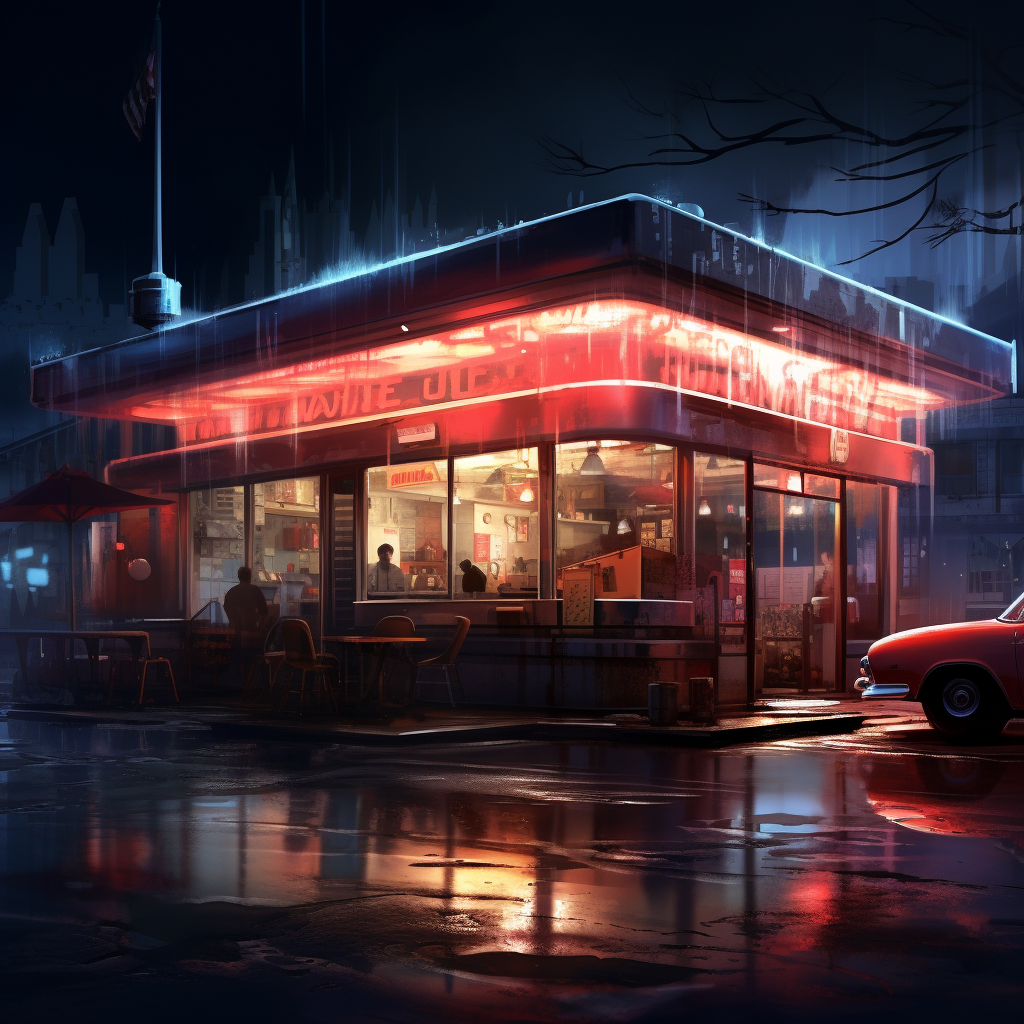 Innocence Unraveled. The run-down diner stood like a… | by Bradan ...