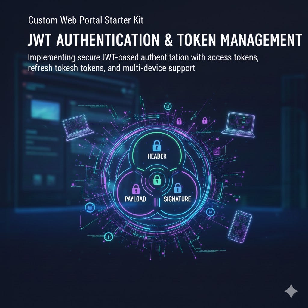 Custom Web Portal Starter Kit: JWT Authentication & Token Management | by Chris Putnam | Dec ...
