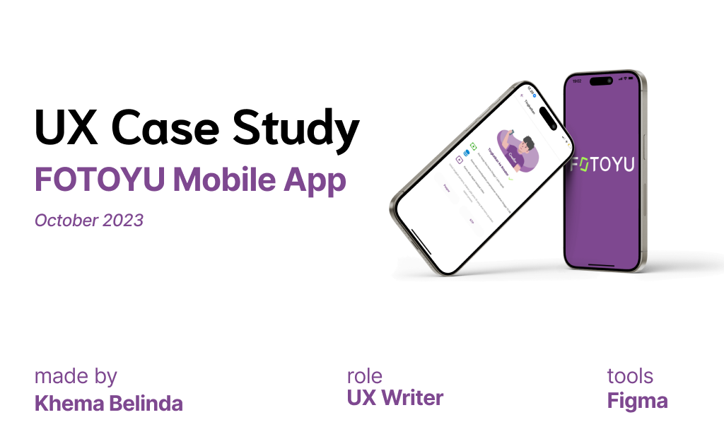 UX Writing Case Study — Copy Writing Improvement in FOTOYU App | by ...