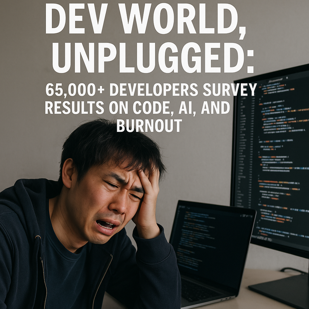 Dev world, unplugged: 65,000+ developers survey results on code, AI, and burnout in 2024 (and ...