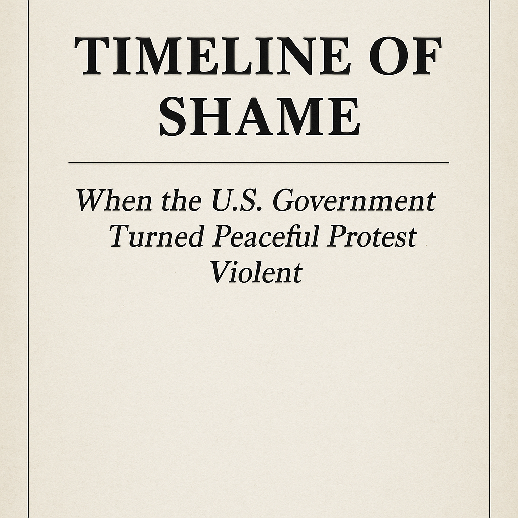 Timeline of Shame. How the U.S. Turns Peaceful Protest… | by Wrangler ...