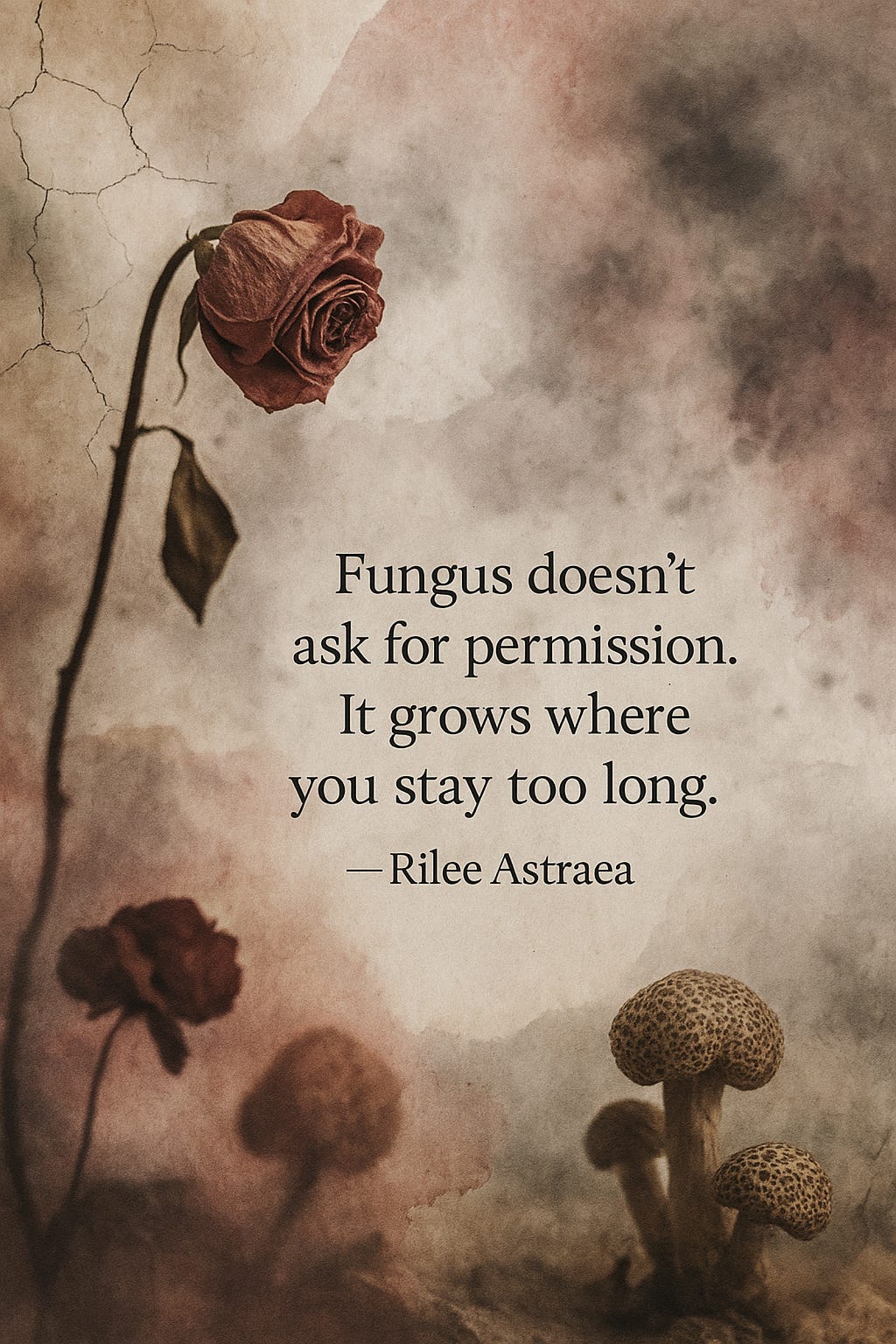 The Mold Behind the Flowers. Abuse, doesn’t always look like abuse ...