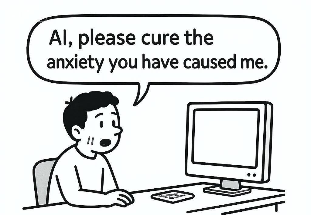 On the Edge of AI Anxiety. The very thing that makes us uneasy… | by Ying Wu | Aug, 2025 | Medium