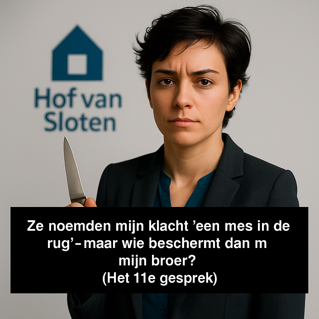 Ze noemden mijn klacht “een mes in de rug”- maar wie beschermt dan mijn ...