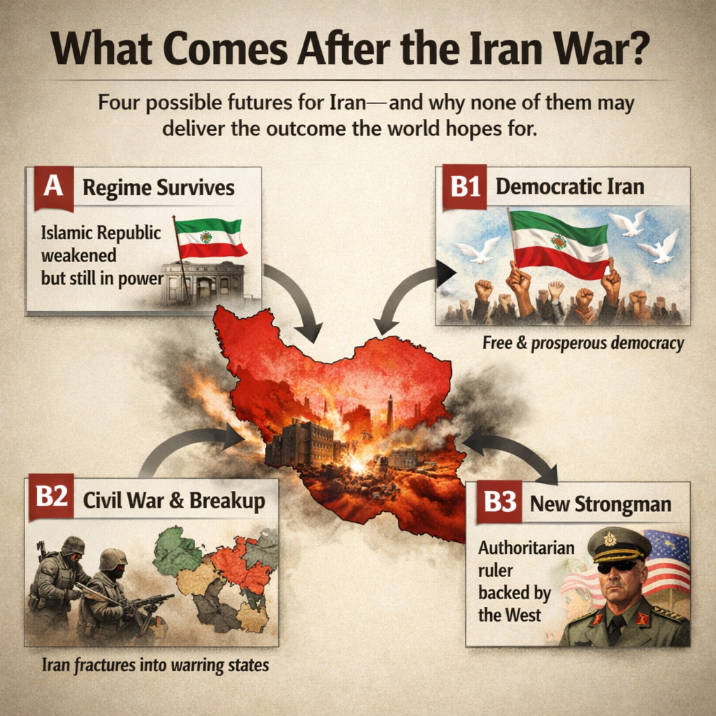 What Comes After the Iran War?. Four possible futures for Iran — and ...