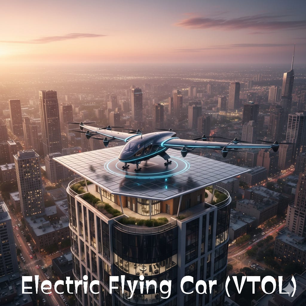 ELECTRIC FLYING CARS VTOL | by Chukwuma nwagboso | Oct, 2025 | Medium
