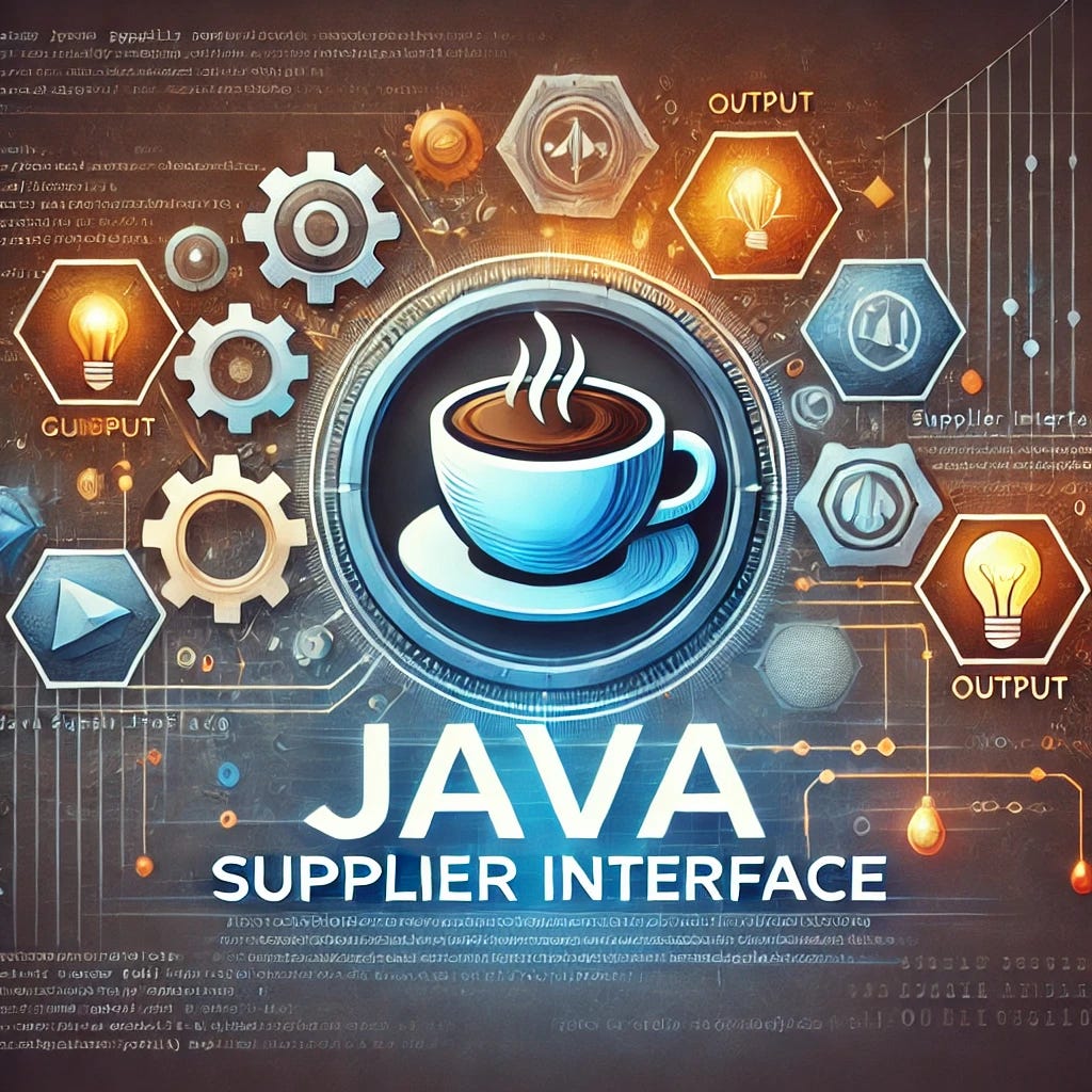 What is Supplier Interface in Java and How to Use it? | by aneesh kumar | Level Up Coding
