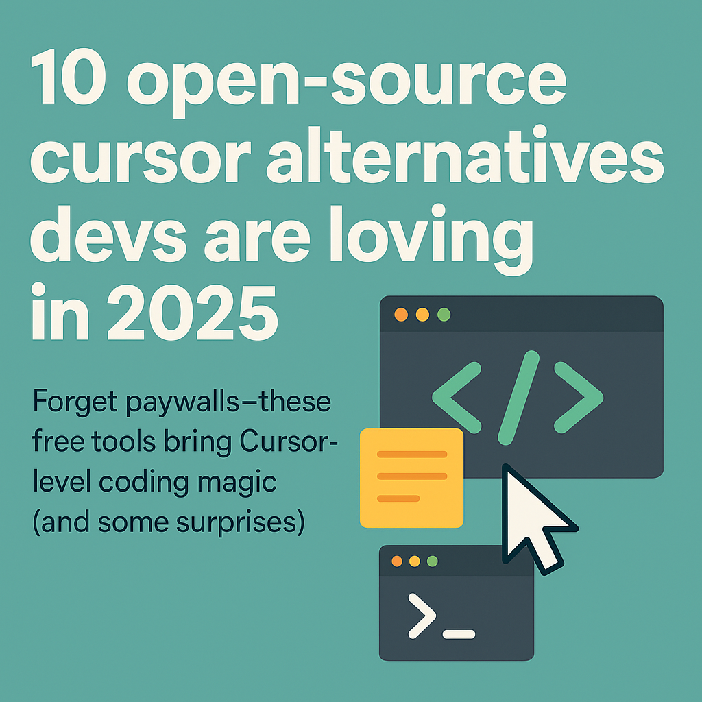 10 open-source cursor alternatives devs are loving in 2025 | by | Medium