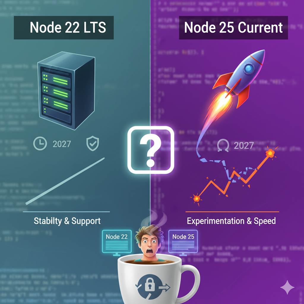 Node 22 LTS vs Node 25: Why Your Stack Chose Sides | by The Shipping ...
