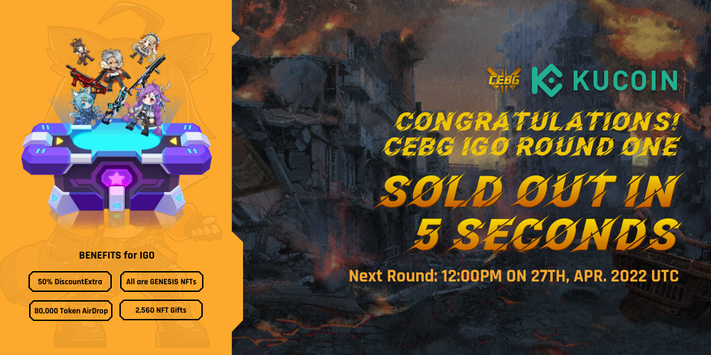 CEBG 1,500 GENESIS Mystery Boxes Sold Out in 5 Seconds — Whitelist ...