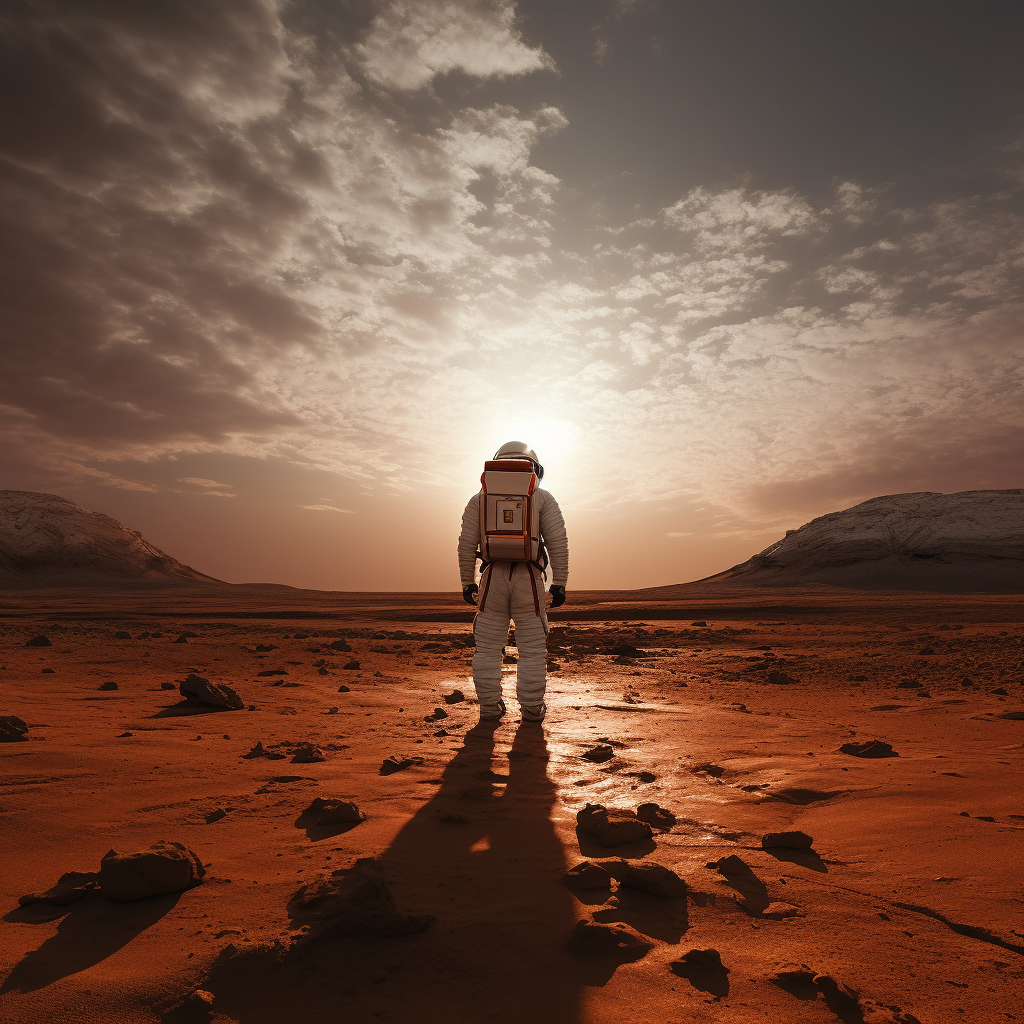 Cosmic Echo. When astronaut David journeys to Mars… | by LIFE 2.0 ...