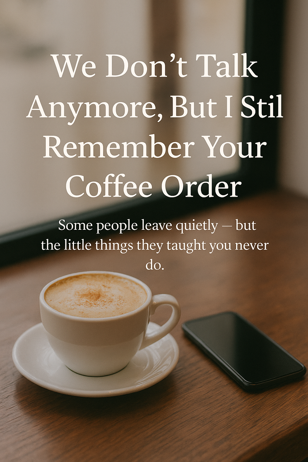 **We Don’t Talk Anymore, But I Still Remember Your Coffee Order** | by ...