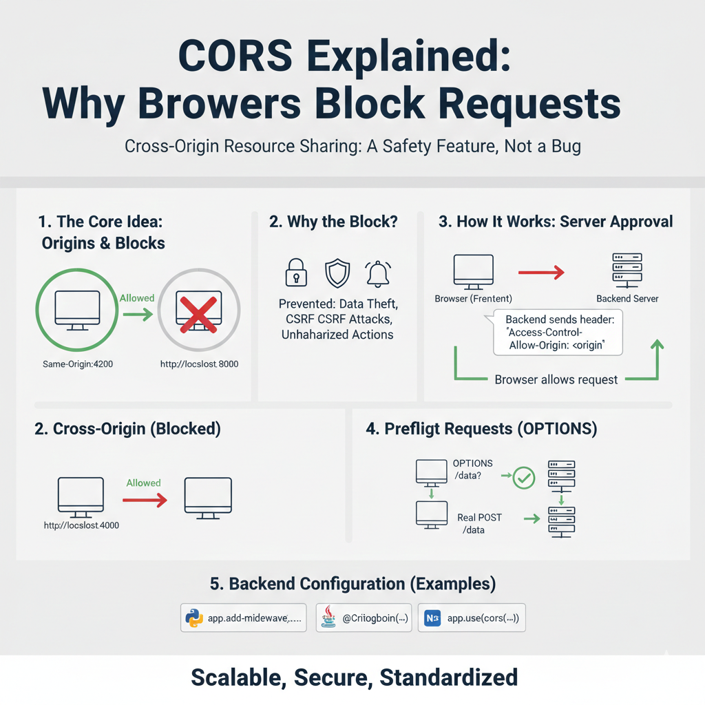 CORS Explained — Why Browsers Block Requests | by Coding Journey | Feb ...