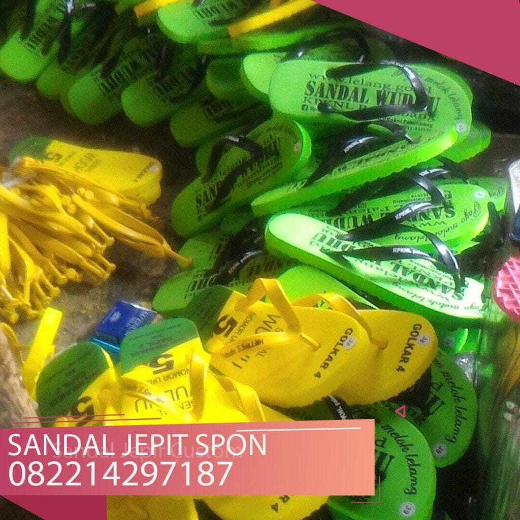 jual sandal spon bandung, 082214297187 - yayip ramadhani - Medium