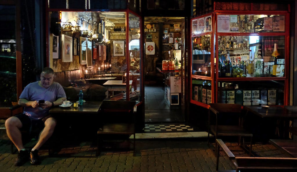 Bars play loud music so people can’t talk, and will therefore drink ...