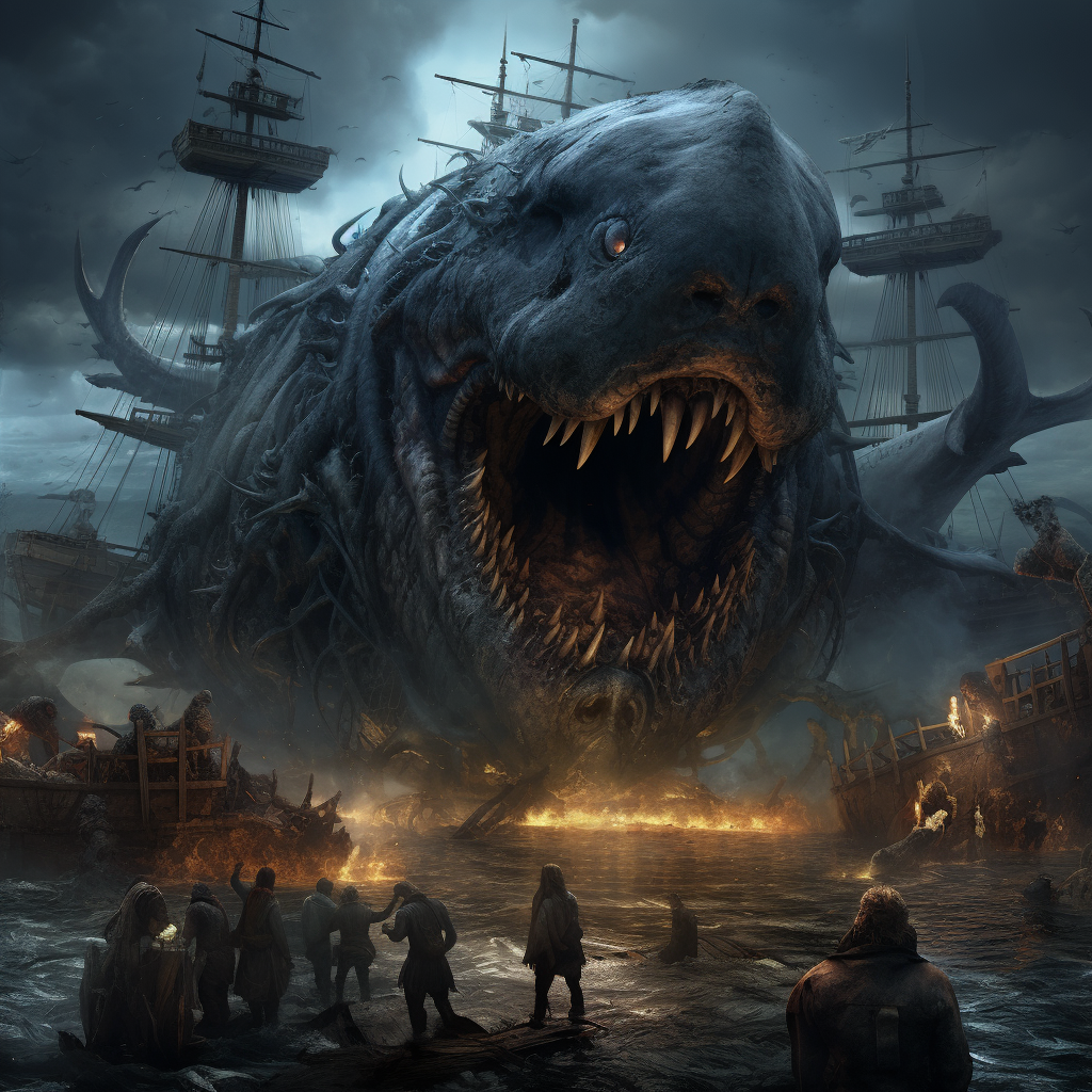 Beasts of the Abyss: Leviathan’s Last Stand: A Story | by ...